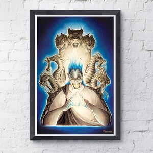 Hades Art Print Hercules Room Decor LIMITED EDITION Disney Wall Poster ...