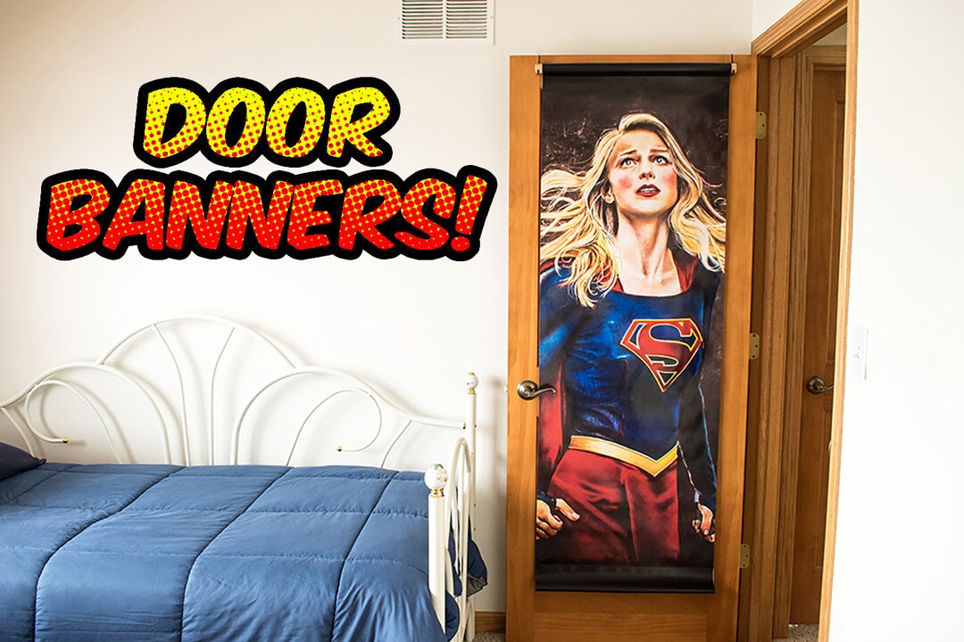 Customizable Vinyl Door Banner Art Room Decor Wall Hanging - Etsy