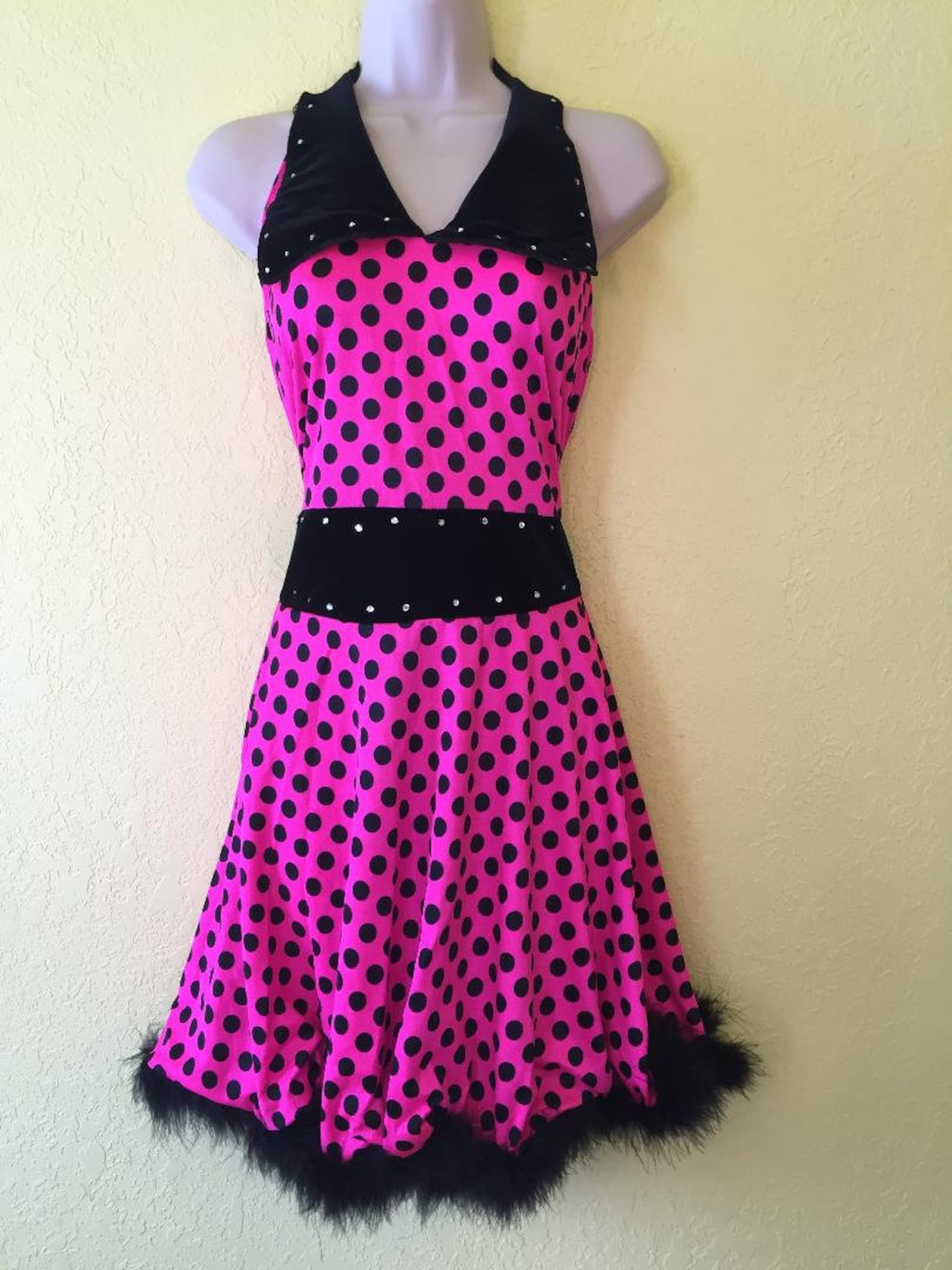 Hot Polka Dot Dress Halloween Costume Etsy