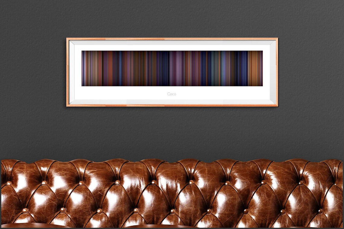 Coco // Movie Poster // Movie Barcode // Pixar Print // Wall Decor ...