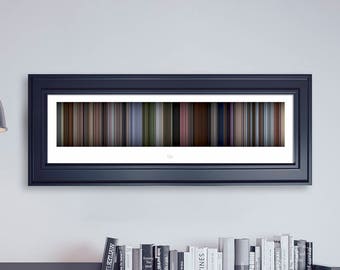 Ratatouille // Movie Poster // Movie Barcode // Pixar Print // | Etsy