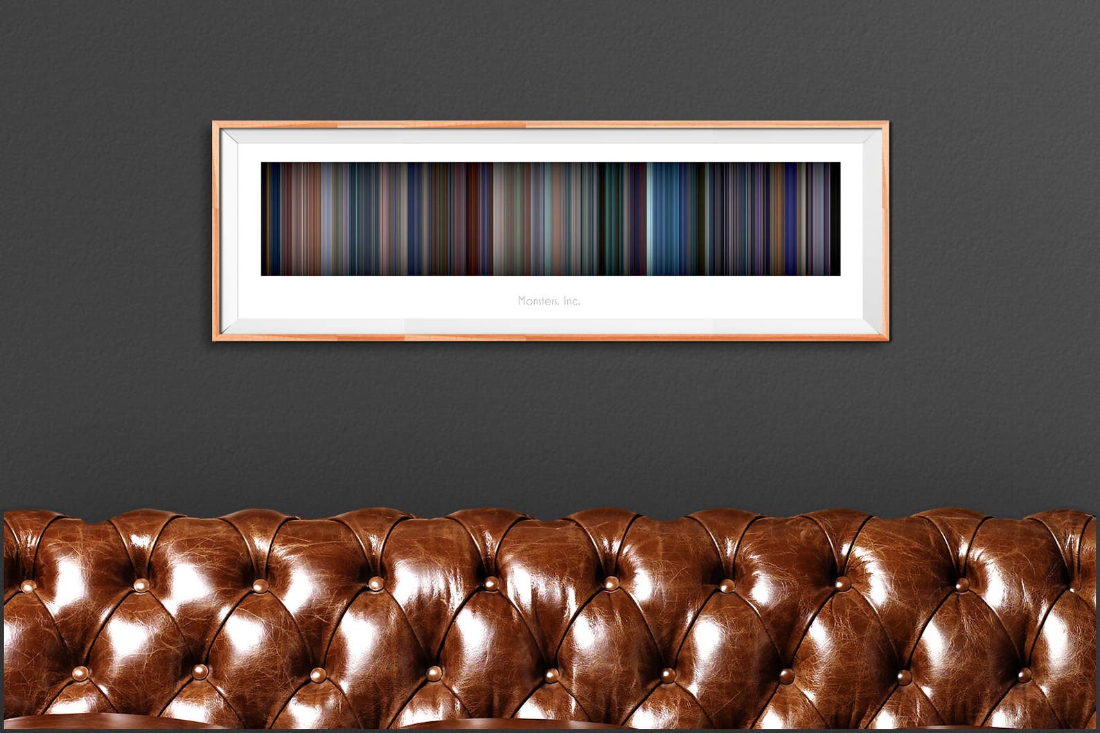 Monsters, Inc. // Movie Poster // Movie Barcode // Pixar Print // Wall ...