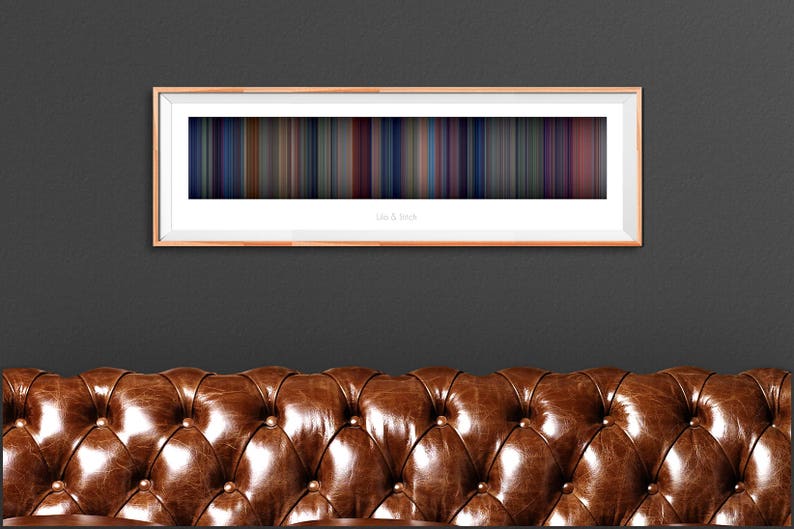 Lilo & Stitch // Movie Poster // Movie Barcode // Disney Print - Etsy
