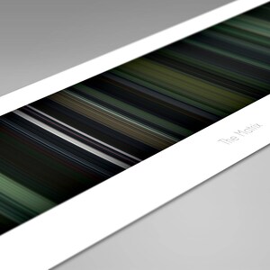 The Matrix // Movie Poster // Movie Barcode // Wall Decor // Panoramic ...