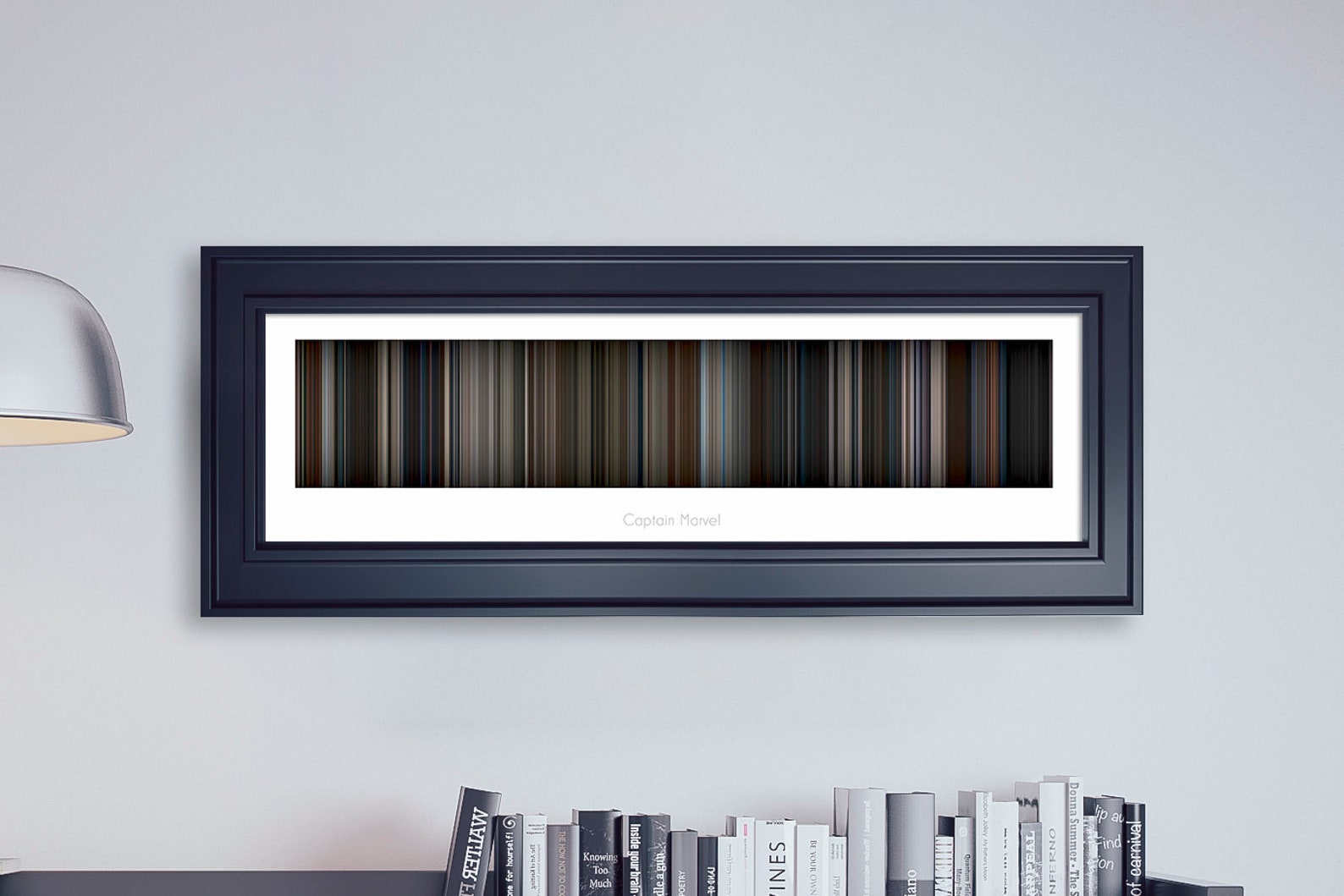 Captain Marvel // Movie Poster // Movie Barcode // Marvel // | Etsy