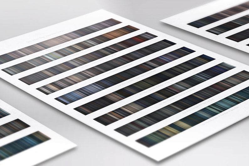 Skywalker Saga Movie Barcode Art Print: Star Wars Film Poster - Etsy