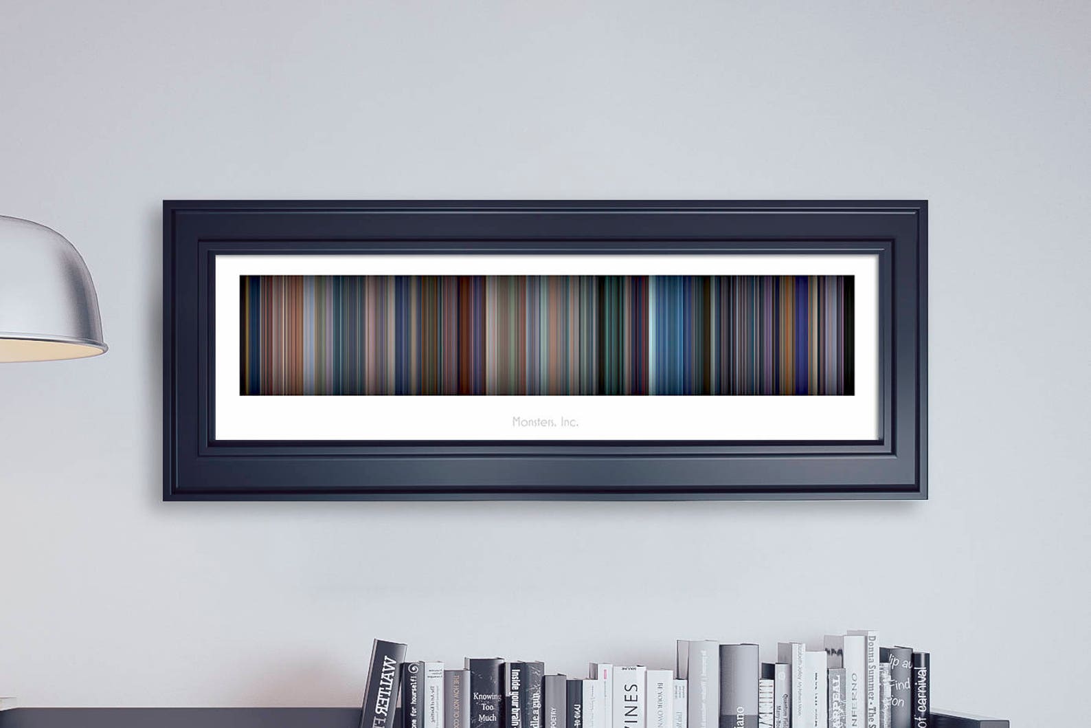 Monsters, Inc. // Movie Poster // Movie Barcode // Pixar Print // Wall ...