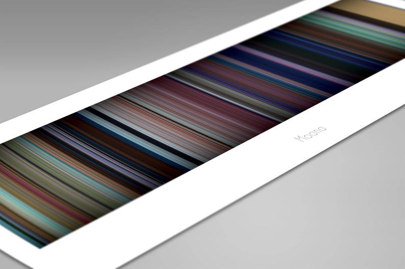 Moana // Movie Poster // Movie Barcode // Disney Print // Wall Decor ...