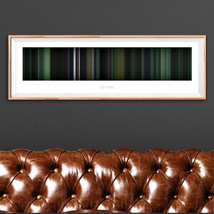 The Matrix // Movie Poster // Movie Barcode // Wall Decor // Panoramic ...