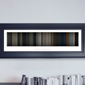 Spider-man: Homecoming // Movie Poster // Movie Barcode // Marvel ...