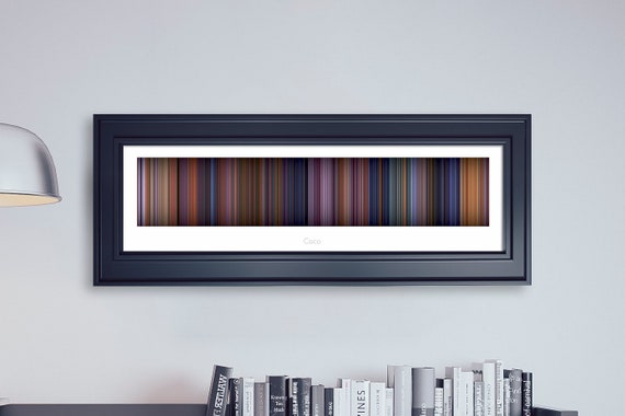 Coco // Movie Poster // Movie Barcode // Pixar Print // Wall | Etsy