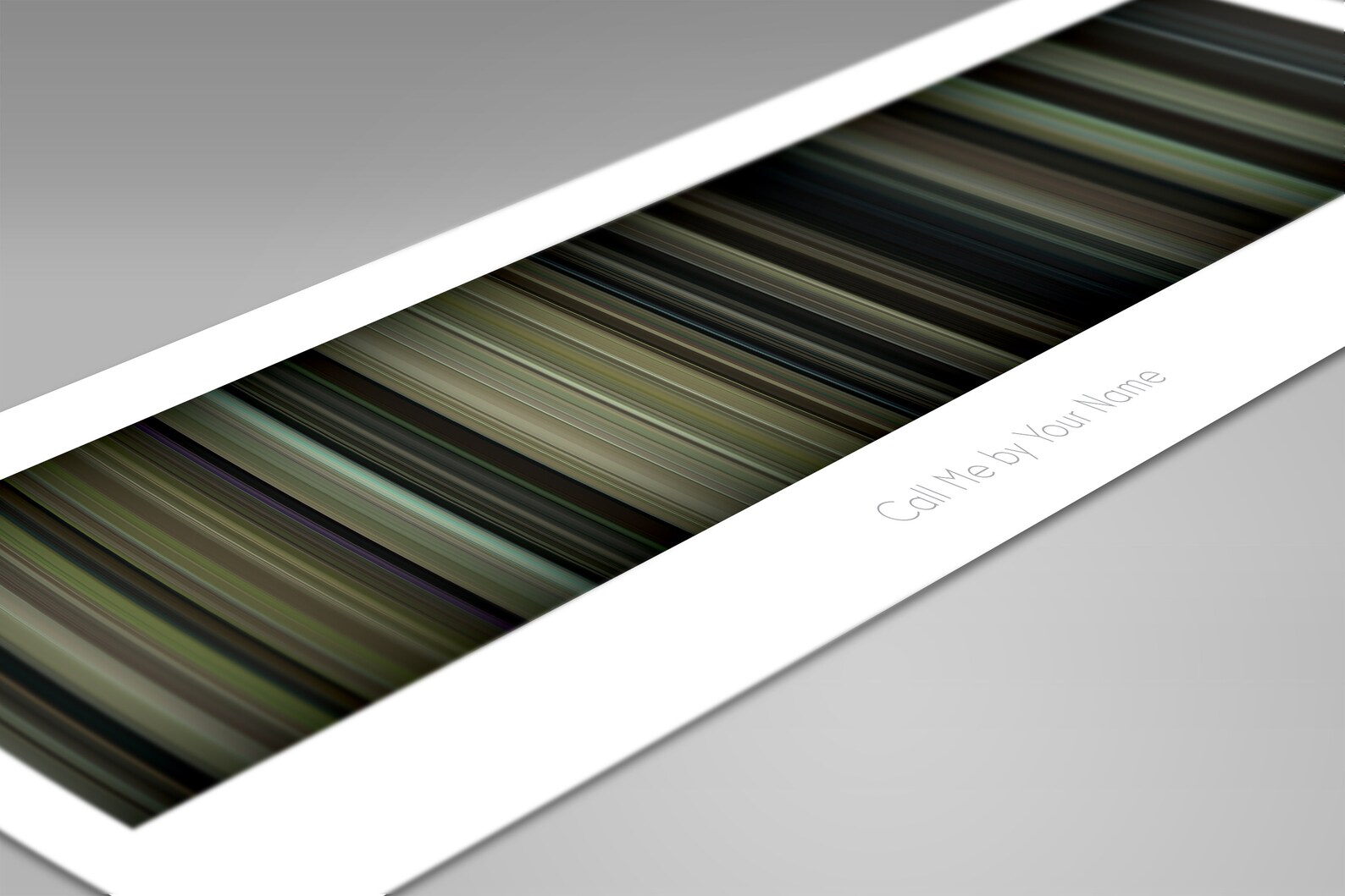 Call Me by Your Name // Movie Poster // Movie Barcode // Oscar - Etsy