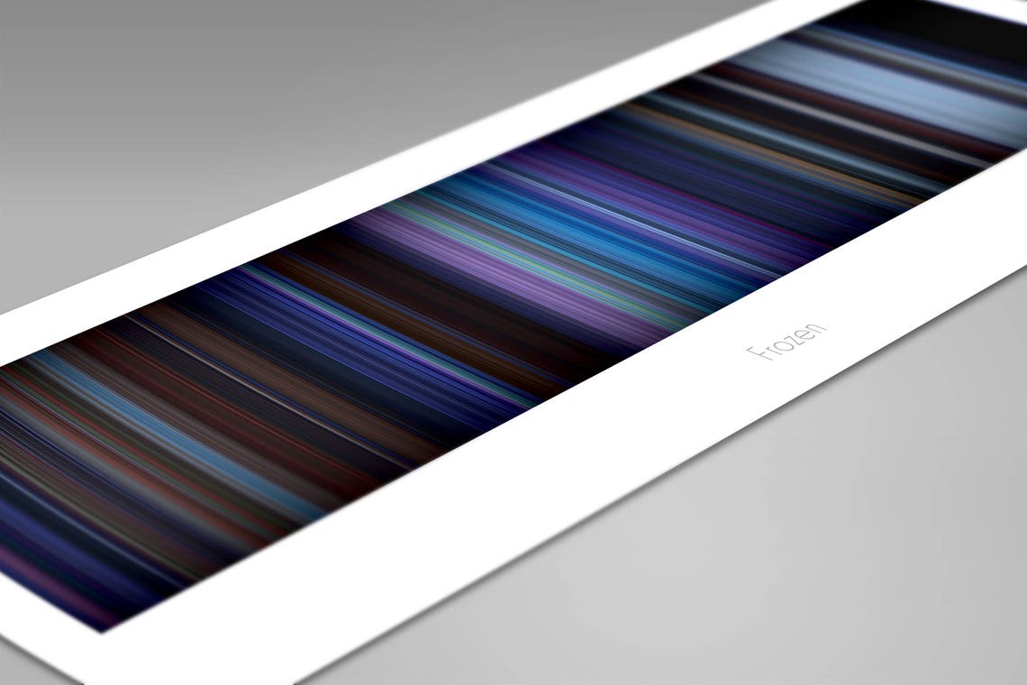 Frozen // Movie Poster // Movie Barcode // Disney Print // - Etsy