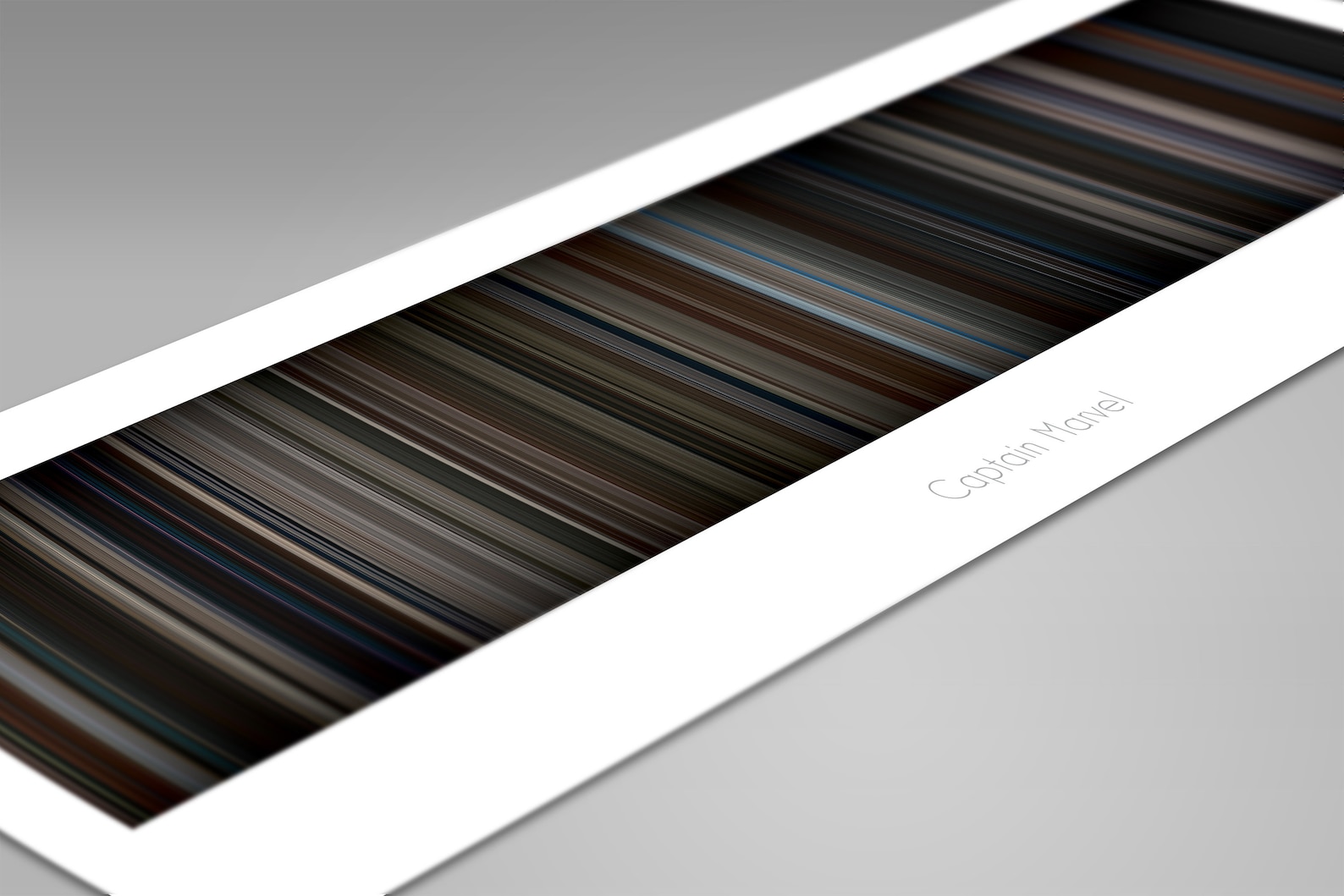 Captain Marvel // Movie Poster // Movie Barcode // Marvel // | Etsy