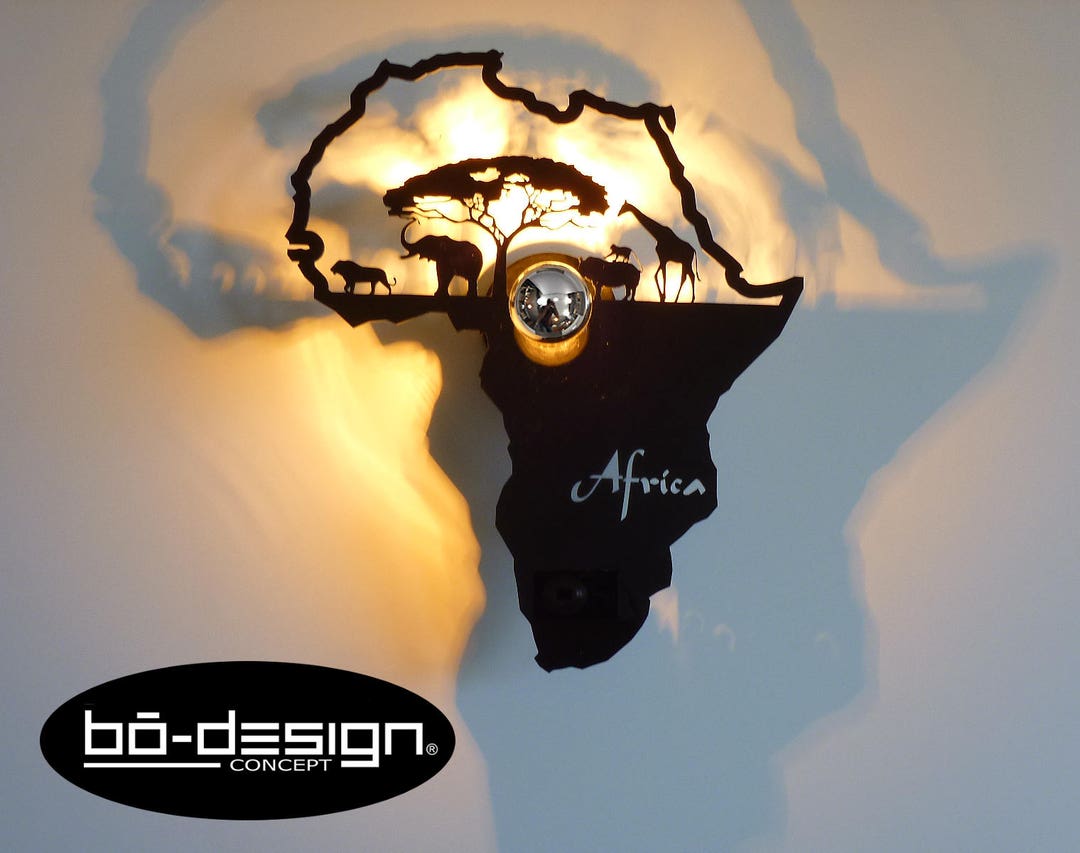 Africa,lighting Wall,35 Cm,110 V,ethnic Light,lighting Design,african ...