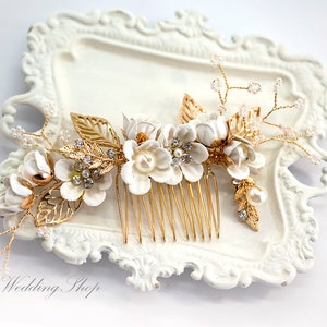 Dusty Blue Wedding Hair Comb Wedding Bridal Hair Comb Wedding ...