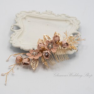 Dusty Blue Wedding Hair Comb Wedding Bridal Hair Comb Wedding ...