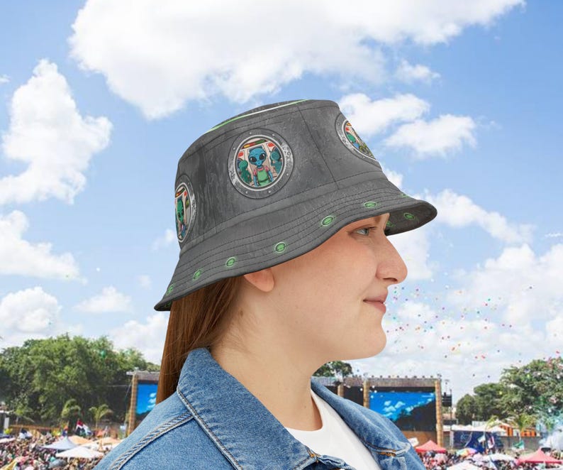 UFO Bucket Hat, Space Alien Tourism, Dior Bags, Spaceship Bucket Hat ...