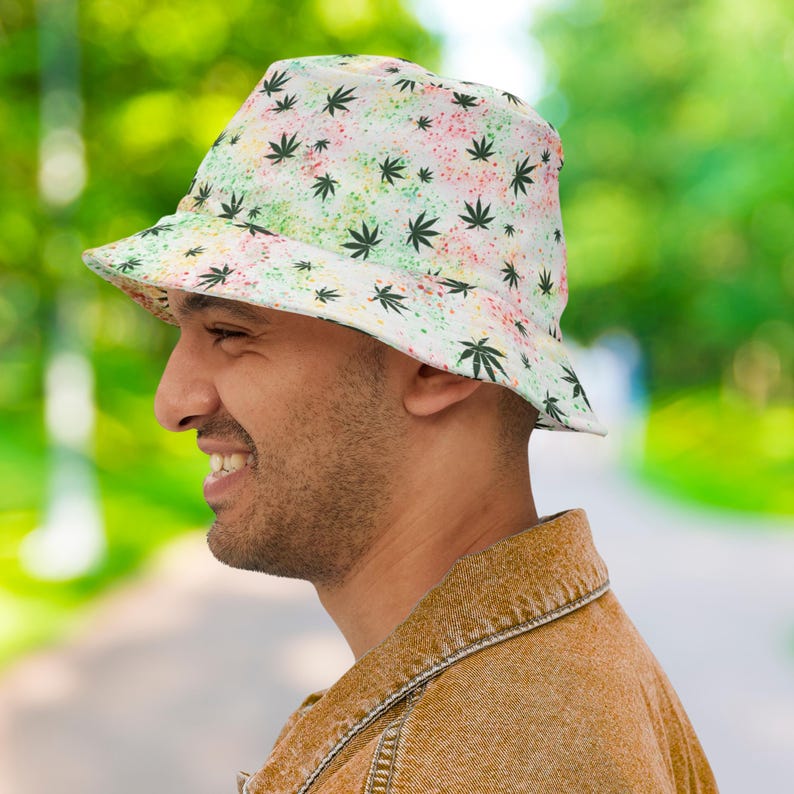 Highrish Bucket Hat - St. Patrick's Day Weed Hat, Leprechaun Shamrock ...