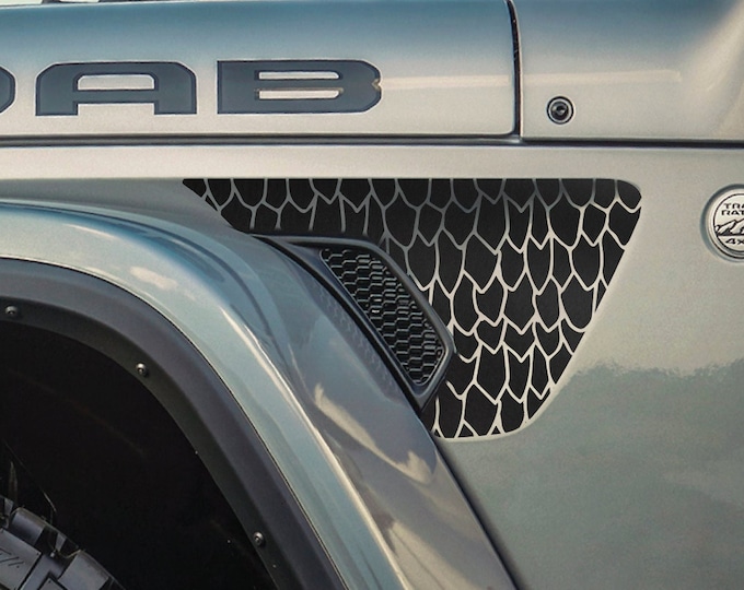 Dragon W Wings in 3D - Black for Jeep Wrangler JK/JKU Rear Tail Light ...