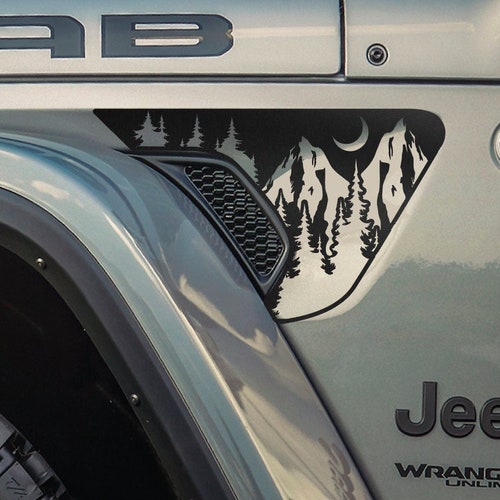 Compass Fender Vent Vinyl Decal Sticker JL / JLU / JT Fender - Etsy