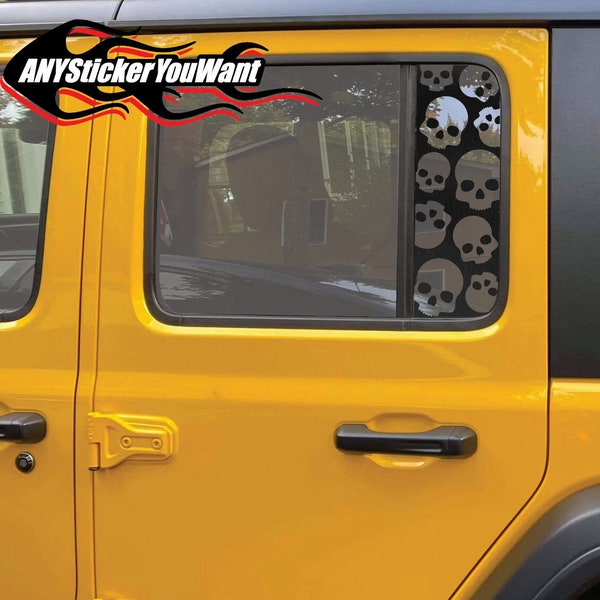 Skull Side Decal - Etsy