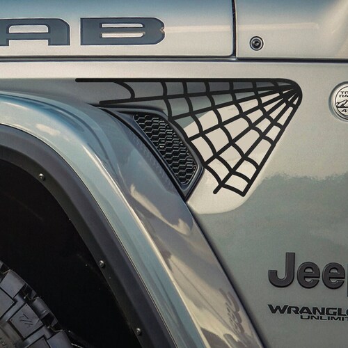 Spider Web Fender Vent Vinyl Decal Sticker JL / JLU / JT - Etsy