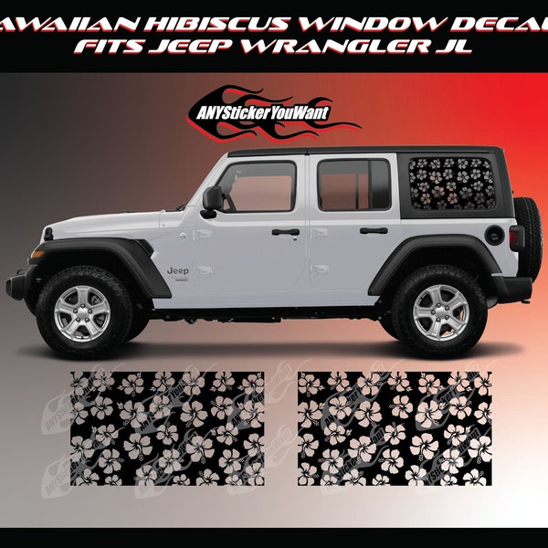 Jeep Window Hibiscus Svg - Etsy
