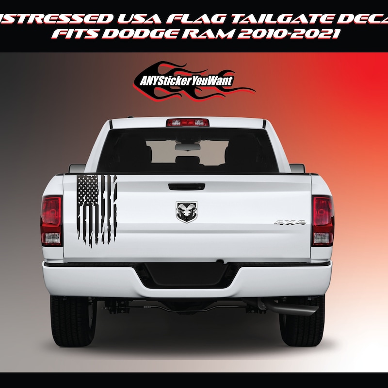 Dodge Tailgate Decals - Etsy