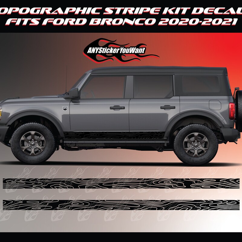 Bronco Side Decals - Etsy