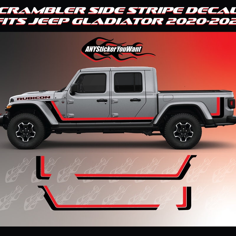 Jeep Gladiator Scrambler Decals - Etsy