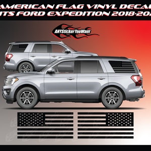 American Flag Vinyl Decal Window Sticker Fits Ford Expedition 2018-2021 ...