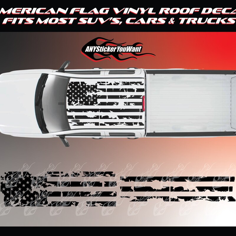 Flag Roof Decal - Etsy