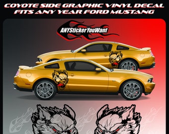 Mustang Coyote Windshield Graphic Decal Sticker FITS Ford | Etsy