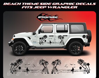 Beach Themed Car Decal | Etsy