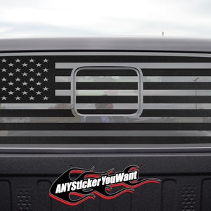 American Flag Rear Window Decal Vinyl Sticker Fits Jeep Gladiator 2020 ...