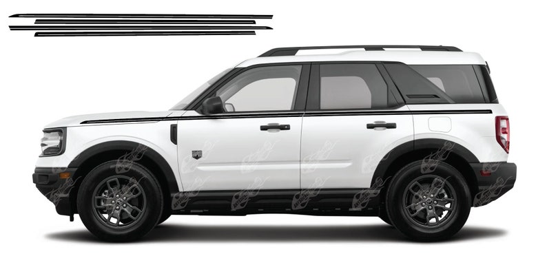 X2 Tradition Stripe Vinyl Decals Fits Ford Bronco Sport 2021-2024 - Etsy