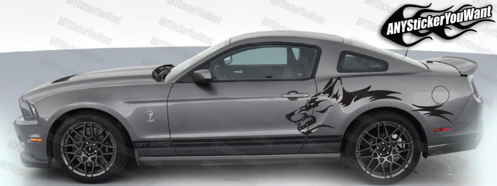 Mustang Coyote Graphic Decal Sticker FITS Ford Mustang | Etsy