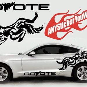 X2 Coyote Side Graphic Vinyl Decal Stickers Fits Ford Mustang - Etsy