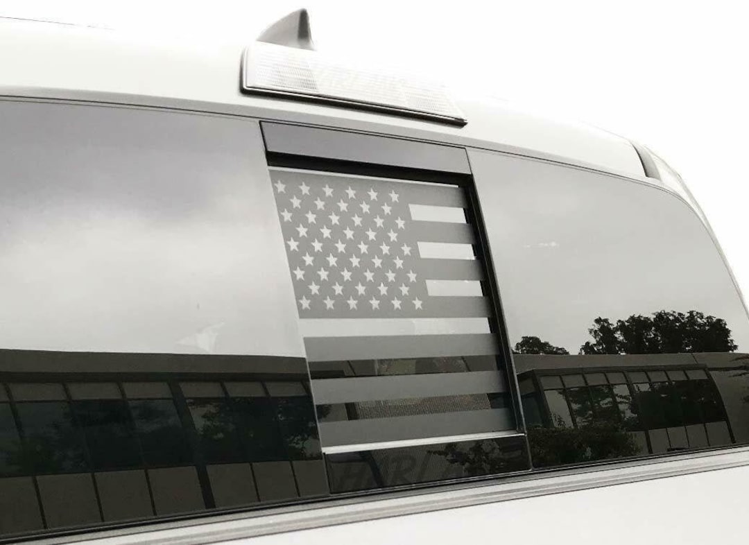 USA American Flag Window Decal Vinyl Sticker Fits ANY Vehicle - Etsy