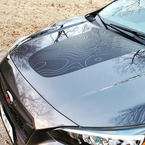 Hood Matte Black Blackout Vinyl Decal Sticker Black Out Fits - Etsy