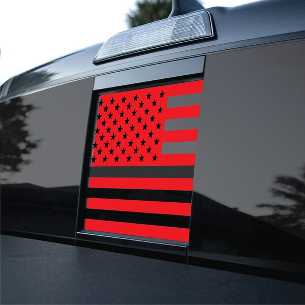 2021 Gmc Sierra Flag Window Decal - Etsy