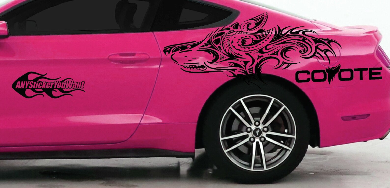 Mustang Coyote Side Graphic Vinyl Decal Sticker FITS Ford | Etsy