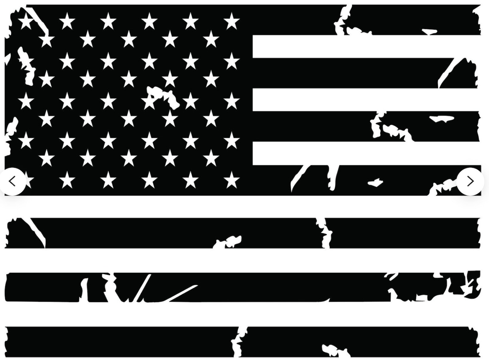 USA American Flag Vinyl Decal Rear Sliding Window Sticker Fits | Etsy