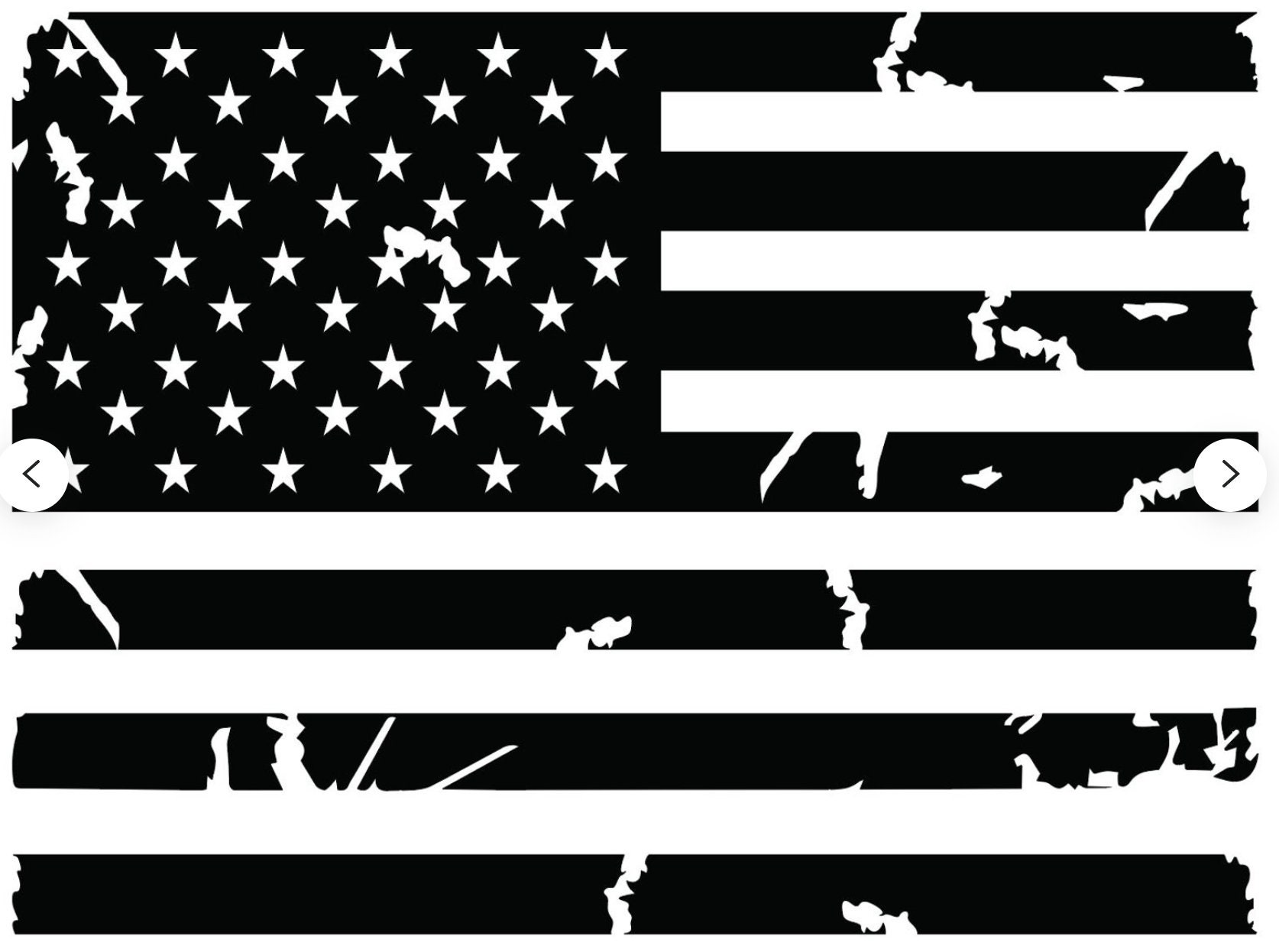 USA American Flag Vinyl Decal Rear Sliding Window Sticker Fits Dodge ...