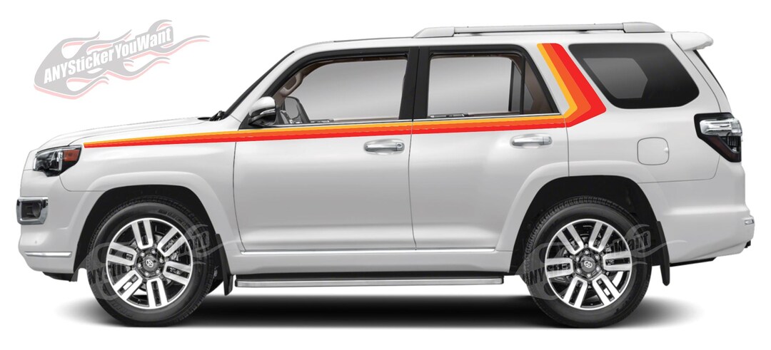 X2 Retro Side Stripe Vinyl Decals Fits Toyota 4runner 2010-2024 - Etsy