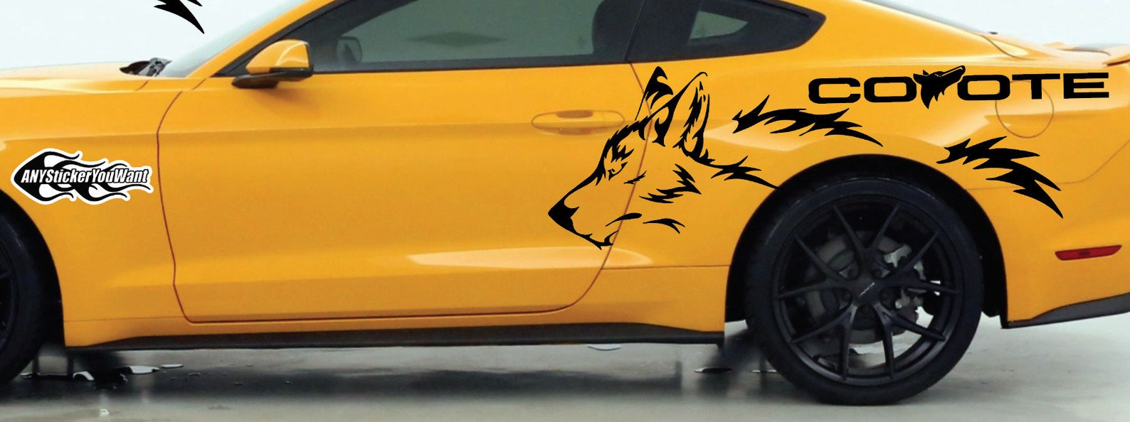 Mustang Coyote Side Graphic Vinyl Decal Sticker FITS Ford | Etsy