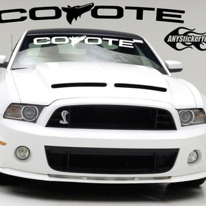 Mustang Coyote Windshield Graphic Decal Sticker FITS Ford - Etsy