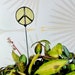 Peace Sign Plant Stake - Etsy