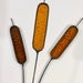 Glass Cattails//glass Decor//glass Floral - Etsy